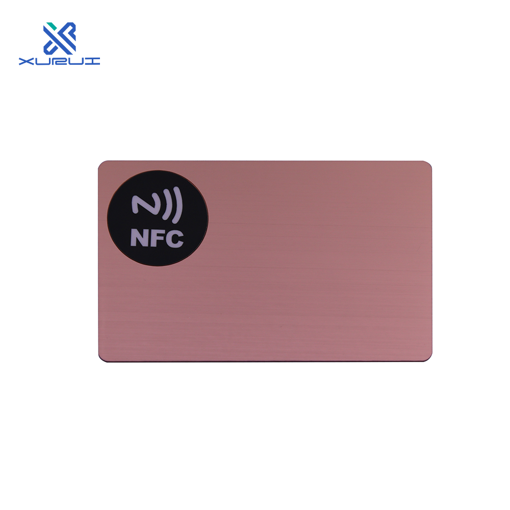 Wholesale Matt Black Stainless Steel Metal Credit Card Size Rfid Nfc ...